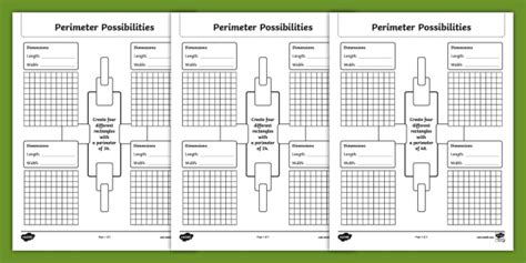 Perimeter Worksheets