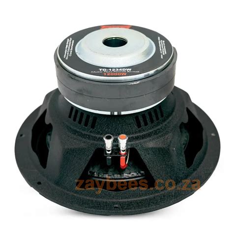 Targa Tg 1234d 12″ Street Pounder Dvc Subwoofer 12000w