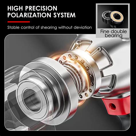Electric Scissors Iron Handheld Tool Li Ion Battery Sheet Shear Cutter