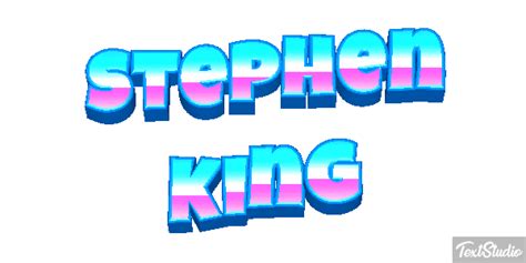 Stephen King Celebrity Animated  Logo Designs