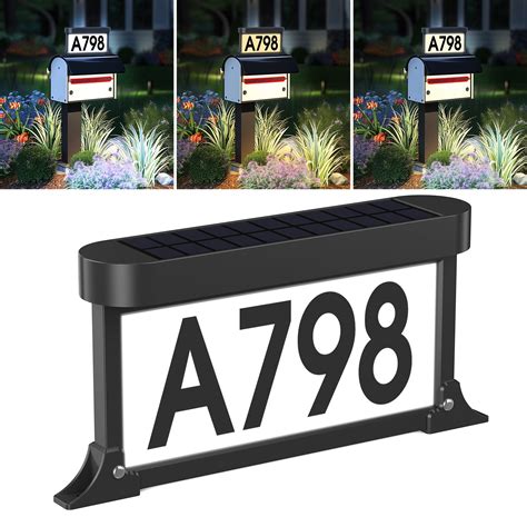 Deerdance Solar Mailbox Address Light