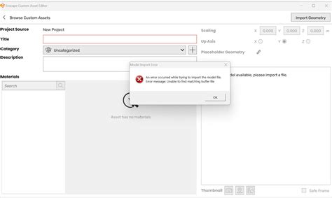 Gltf Import For Assets Does Not Work With Newer Gltf Files Error