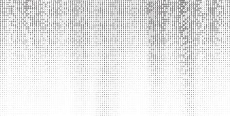 Halftone Letter Binary Code Pattern Forming Falling Ray Texture Coding