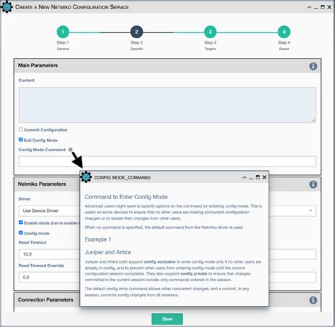 Netmiko Configuration Service Enms