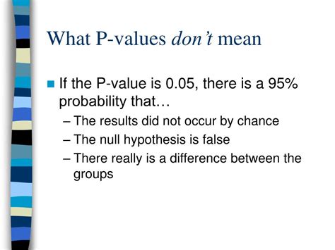 How To Calculate The P Value In Hypothesis Testing Value Significance