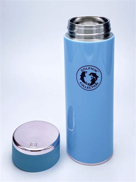 Dolphin Collection Stainless Steel Vacuum Flask 260ml Poolee