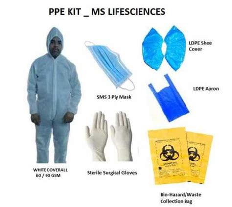 Full Body Non Woven Spunbond Safety Ppe Kit For Hopital Laboratory At
