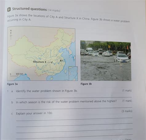 B Structured Questions 14 Marks Figure 3 A StudyX