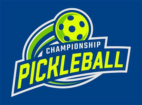 Pickleball Sports Logo Design Template 55714571 Vector Art At Vecteezy