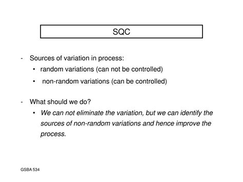 PPT Statistical Quality Control SQC PowerPoint Presentation Free Download ID