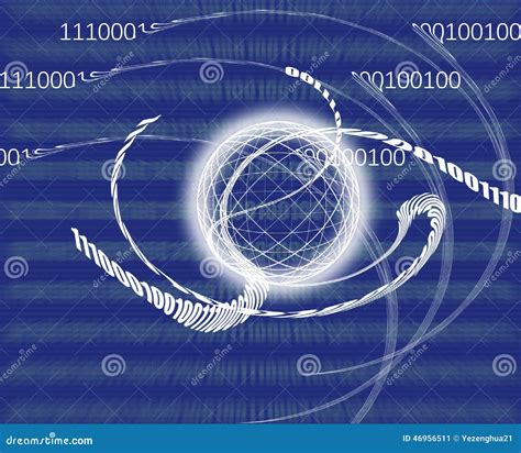 global communication data transmission binary code made stock illustration illustration of