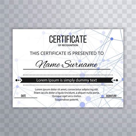 Technology Certificate Template Vector Art Icons And Graphics For Free Download