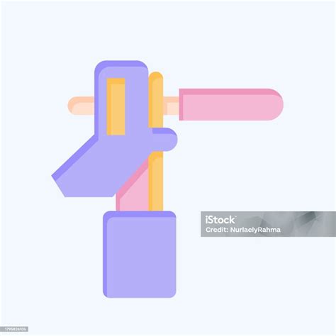 아이콘 전극 홀더 3 용접기 장비 기호와 관련이 있습니다 플랫 스타일 심플한 디자인 편집 가능 간단한 일러스트레이션 공장 산업 건물에 대한 스톡 벡터 아트 및 기타 이미지