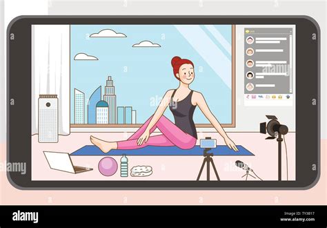 Illustration Of Creator Making Different Types Of Digital Content Stock Vector Image Art