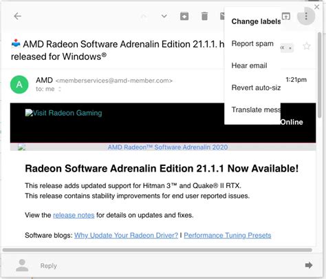 issue with 3 dot menu popup for email — jason s forum