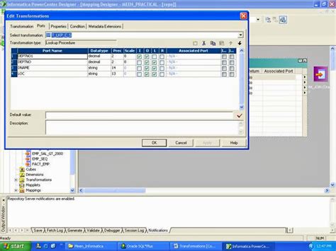 Connected Lookup Transformation In Informatica