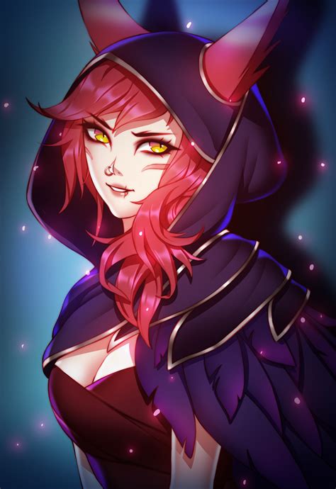 Xayah League Of Legends Drawn By Pinkladymage Danbooru