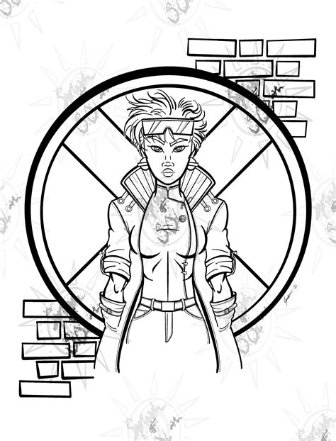 Wolverine Jubilee X Men 5pc Coloring Page Set Large Print Etsy
