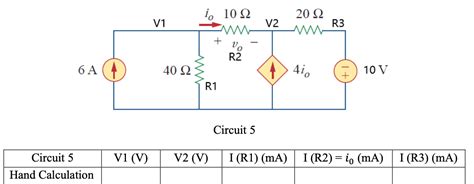 Solved Circuit Chegg Com