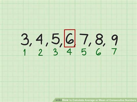 3 Ways To Calculate Average Or Mean Of Consecutive Numbers