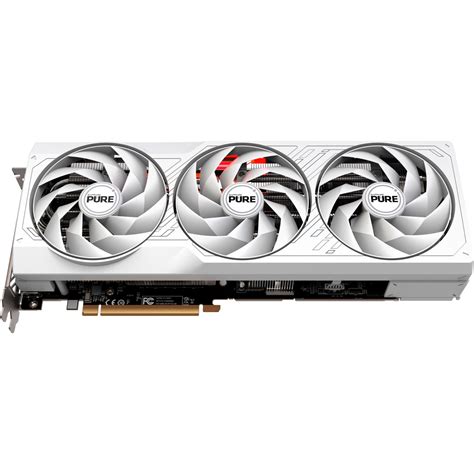 SAPPHIRE Radeon RX 7800 XT PURE GAMING OC 16G, Grafikkarte weiß, RDNA 3 ...