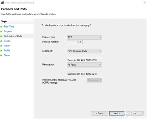 How To Configure Rpc Dynamic Port Through Firewall Windows Bulletin
