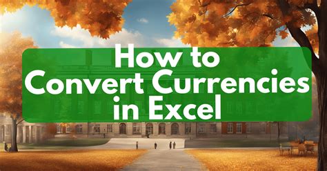 How To Use Excel As A Currency Converter With Pictures Spreadsheet Point How To Use Excel As A Currency Converter With Pictures Spreadsheet Point