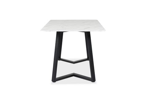 Porto Fixed Dining Table White Amore Buy In Australia Vetro
