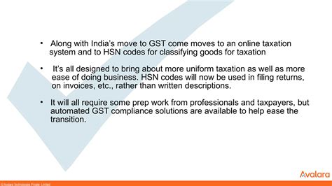 PPT On HSN Codes For Educational Purposes PPT