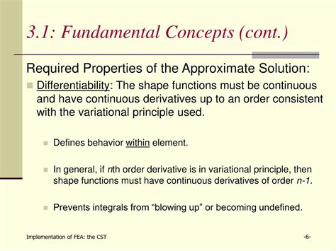 Ppt Section 3 Implementation Of Finite Element Analysis The
