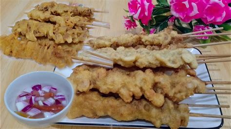 Pritong Isaw How To Cook Isaw Street Food Chicken Intestine