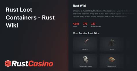 Rust Loot Containers Rust Wiki