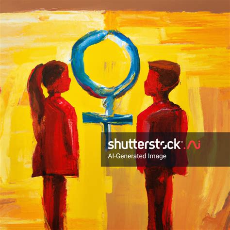 Oil Painting Artistic Image Gender Equality Ai Generated Image