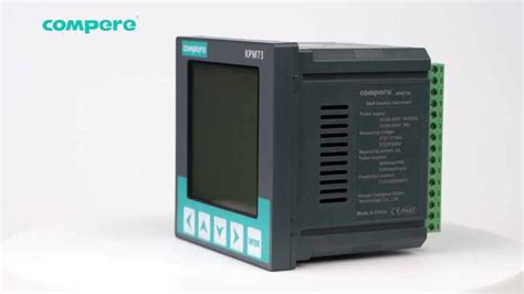 Modbus RTU TCP Multifunction Digital Power Meter Power Factor Monitor Phase Power Quality