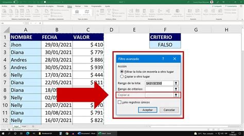 cómo crear un filtro automático en excel iccsi