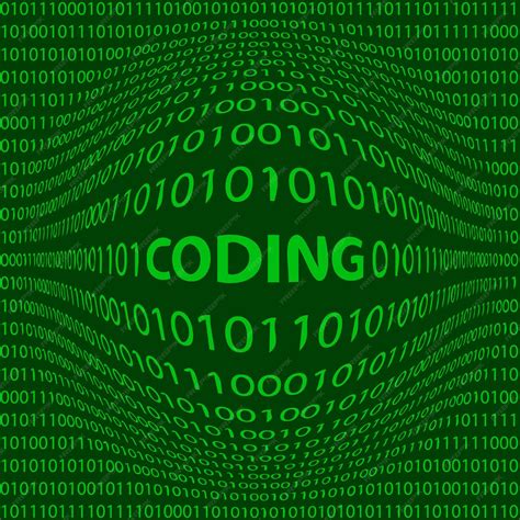 Premium Vector Coding Matrix Style