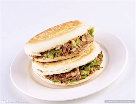 肉夹馍 摄影图 传统美食 餐饮美食 摄影图库 昵图网