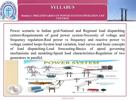 Power System Operation And Control Module PPTX