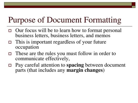PPT Document Formatting PowerPoint Presentation Free Download ID 6903056