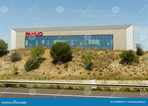 Red Fanuc Logo On The Wall Editorial Image 296182288
