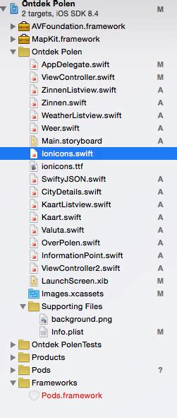 Ios Not Able To Acess Installed Pods Framework Stack Overflow
