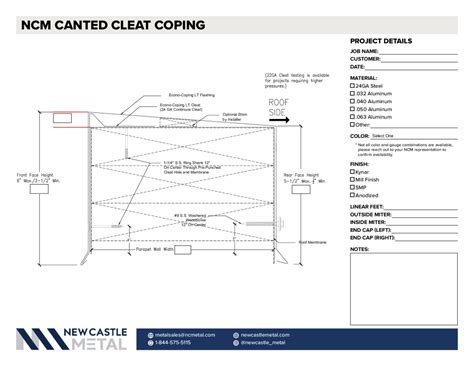 Coping Systems New Castle Metal
