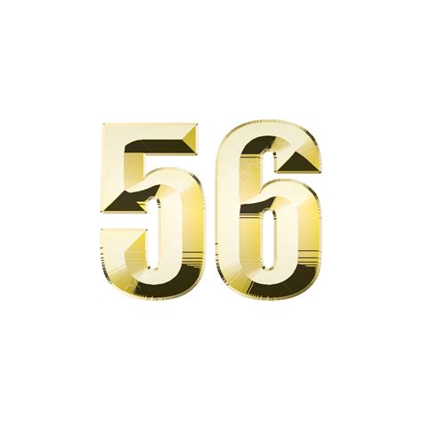 Effect Numbers 3d Images Number Fivety Six 3d Gold Text Effect Number