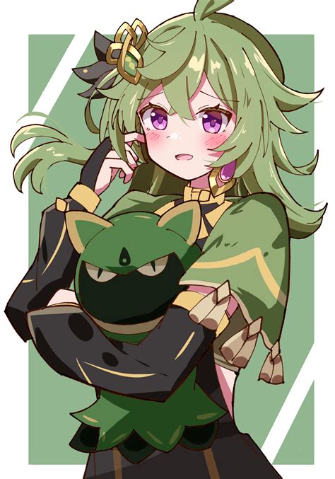 Collei And Cuilein Anbar Genshin Impact Drawn By Gespenst Geshu San Danbooru