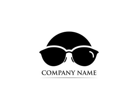 Sunglasses Logo Design Free Vector
