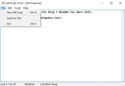 Self Script Download Softpedia