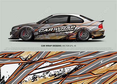 차량 비닐 스티커 및 자동차 일러스트 데칼 상징 모형을 위한 경주용 랩 디자인 벡터 템플릿 Psd 다운로드 디자인 자료 다운로드