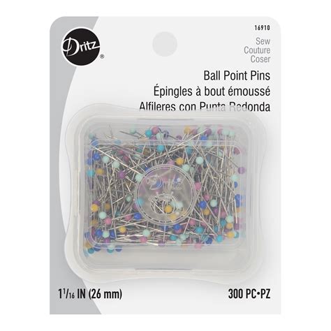 Dritz 1 116 Ball Point Pins 300 Count
