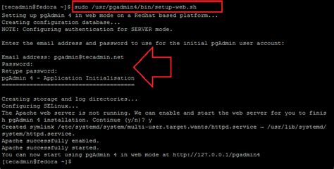 How To Install Postgresql And Pgadmin4 On Fedora Linux