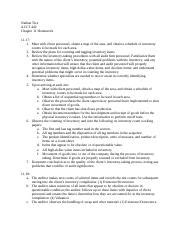 Audit Hw Ch Pt Docx Nathan Tice ACCT Chapter Homework Meet With Client